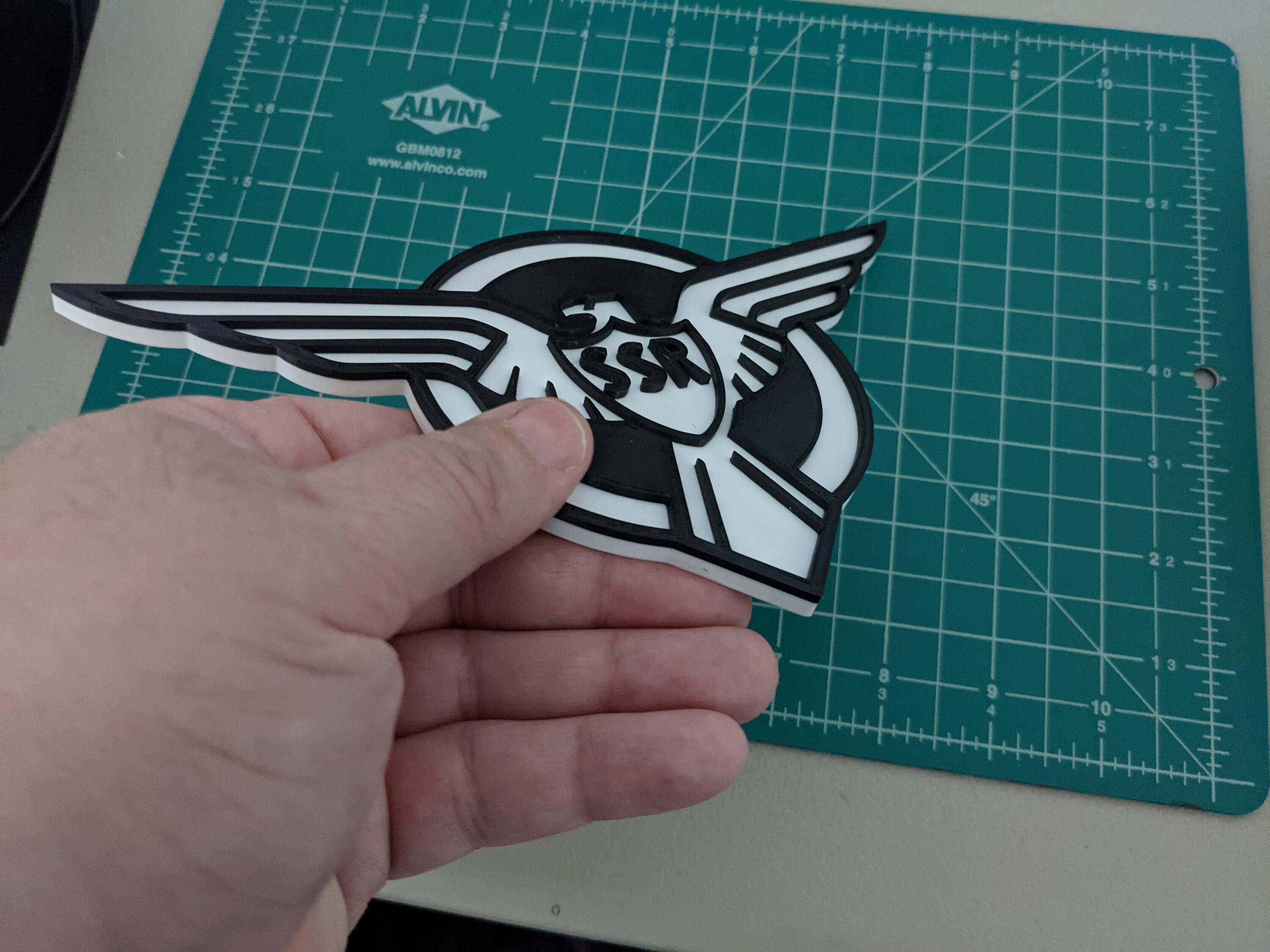 Marvel SSR Logo Strategic Scientific Reserve 3D Printed Wall - Etsy UK