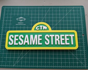 Sesame Street Sign | Etsy
