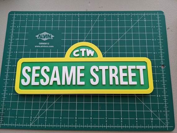 Blank Sesame Street Signs