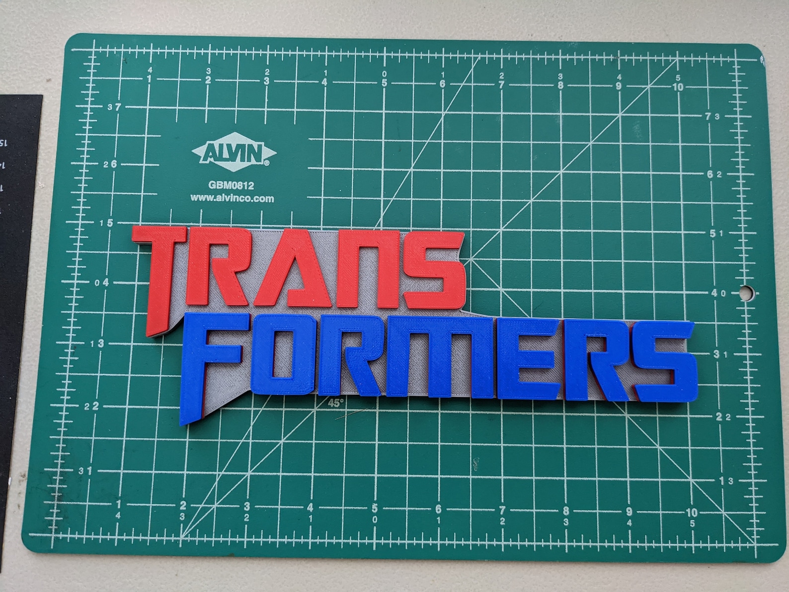 Transformers Logo Sign Display Shelf Wall 3D Printed Color | Etsy