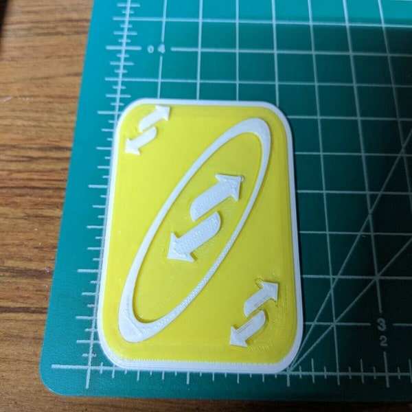 Yellow Uno Card - Etsy