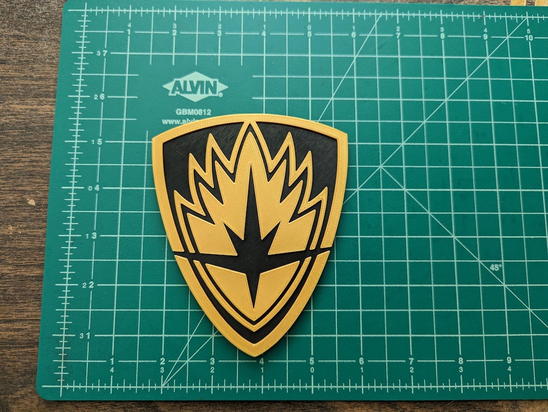 Guardians of the Galaxy Badge Cosplay Shield Marvel 3D Printed Art - Etsy