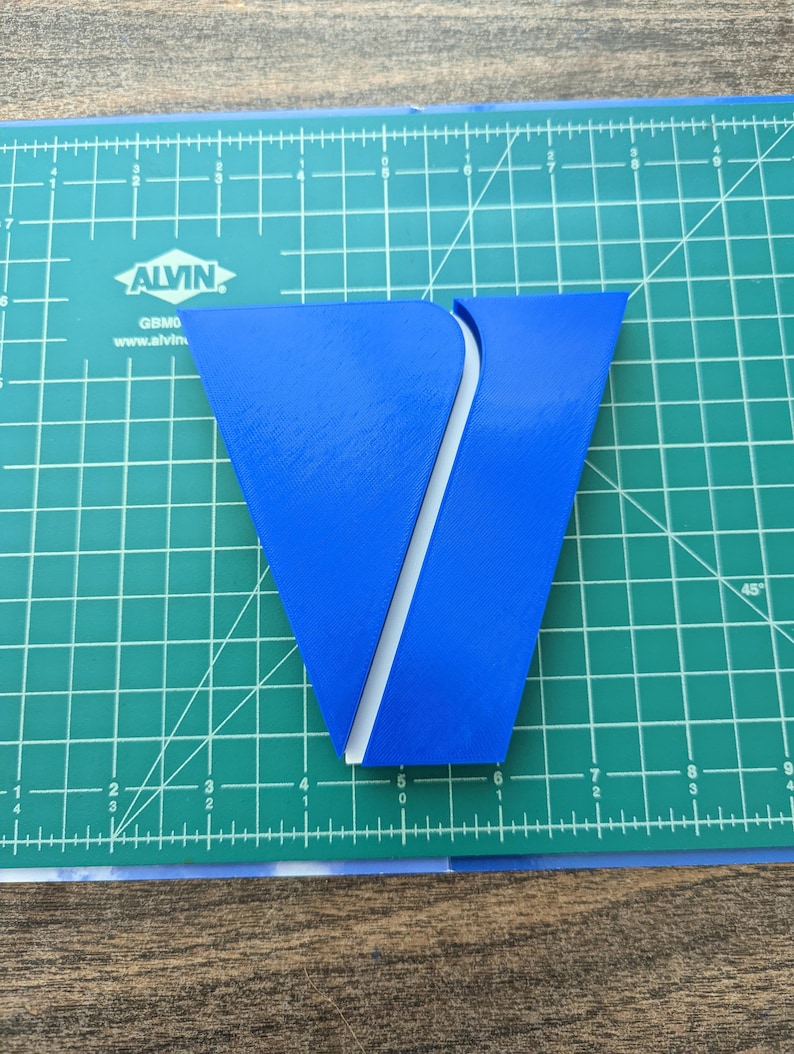 Viacom Company 3D Printed V Logo Shield Display Color - Etsy