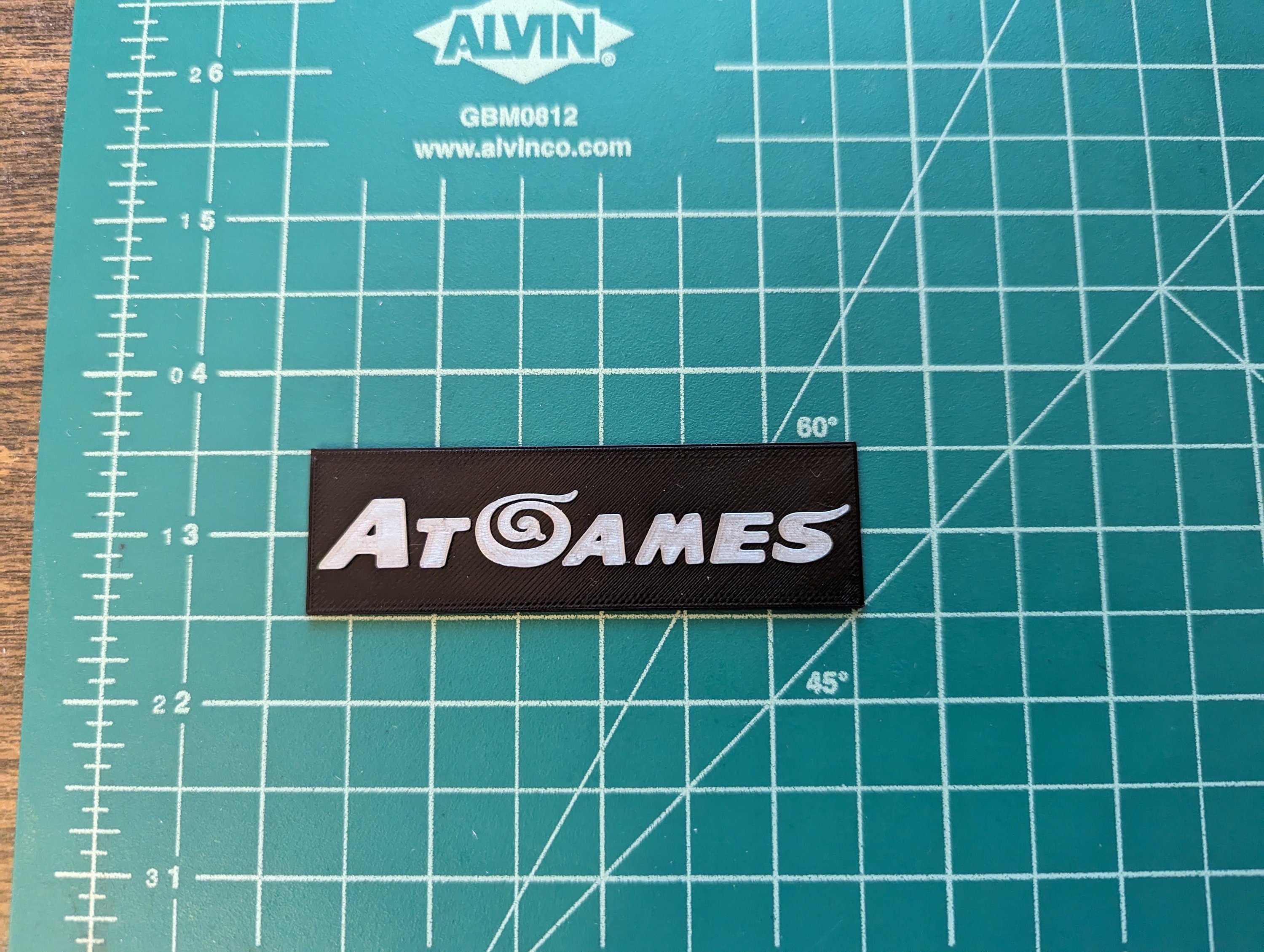 Atgames Logo Legends Pinball Coin Door Mod Badge 3D Printed - Etsy