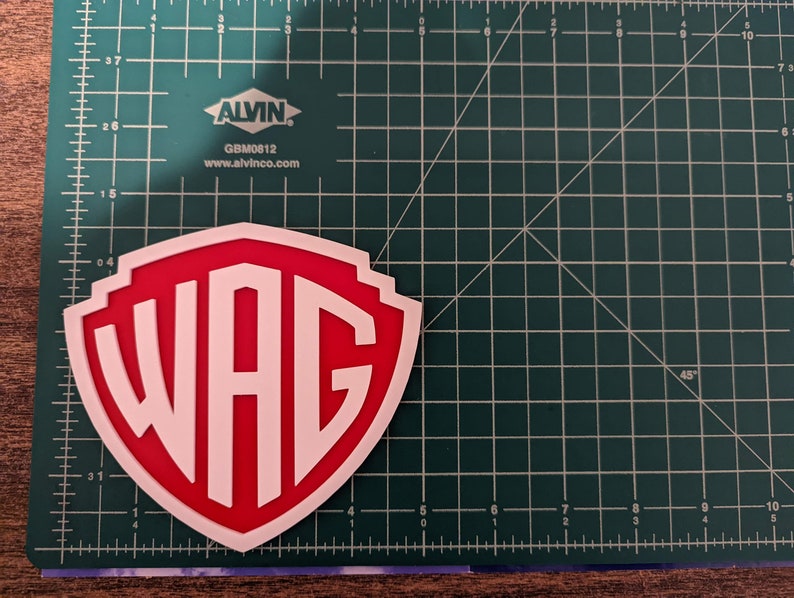 Warner Animation Group WAG WB Bros 3D Printed Logo Shield Wall - Etsy India