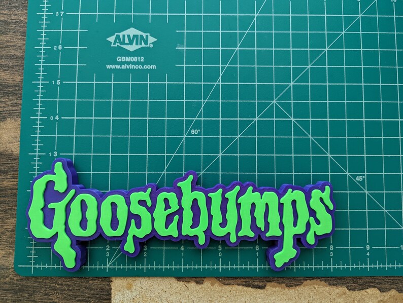 Goosebumps Movie 3D Logo Art Display Stand Shelf Wall Mount - Etsy