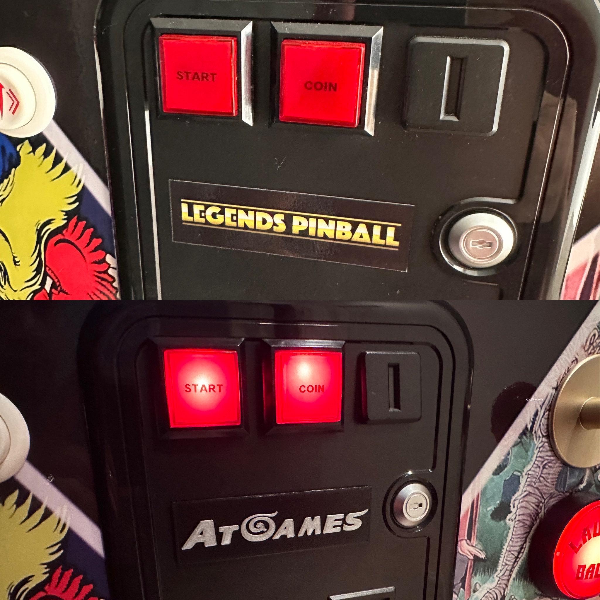 Atgames Logo Legends Pinball Coin Door Mod Badge 3D Printed - Etsy