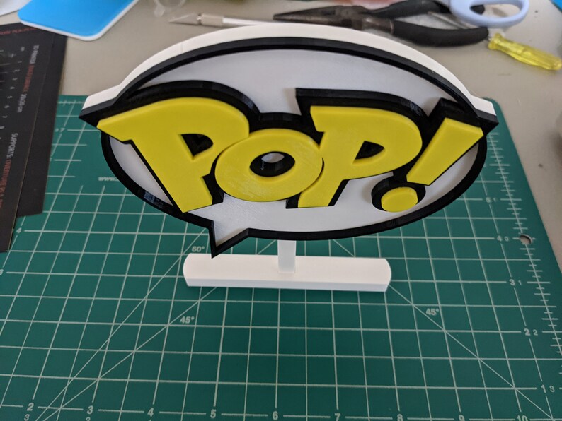 POP Funko Display Sign 3D Printed Shelf Dorbz Wobblers | Etsy