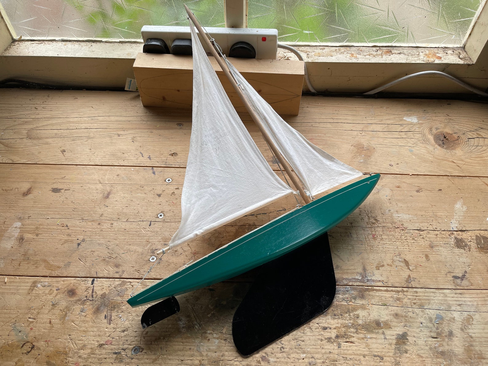 Bowman Aquaplane 17 Inch Pond Yacht/toy Sailing Boat With | Etsy UK