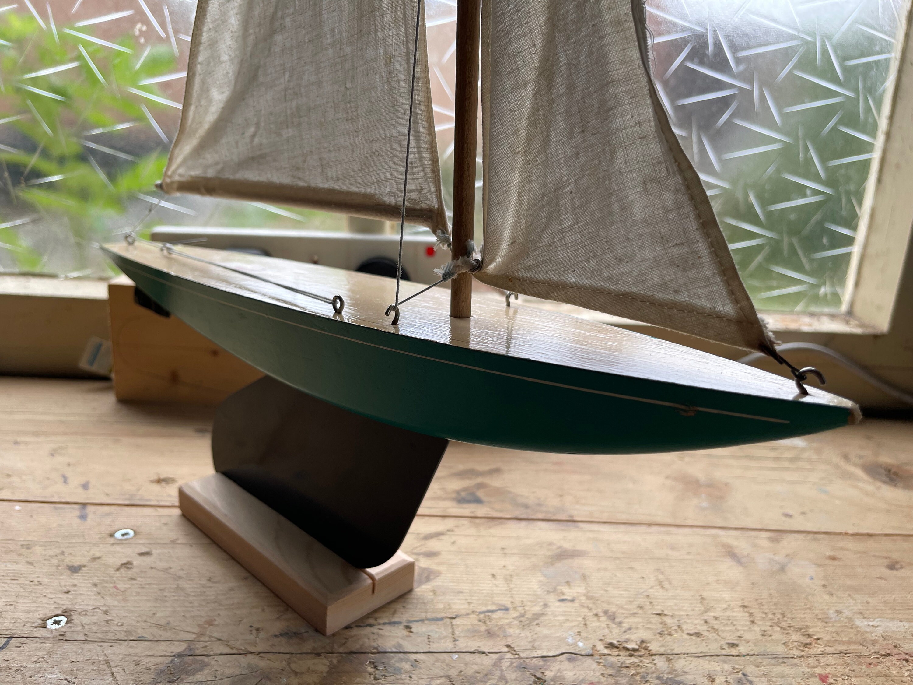 Bowman Aquaplane 17 Inch Pond Yacht/toy Sailing Boat With | Etsy UK