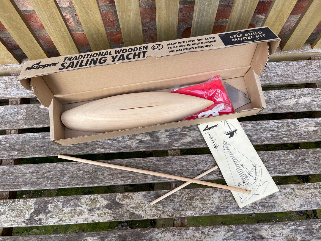 Skipper Coastal Boxed 15 Inch Pond Yacht Kit. - Etsy