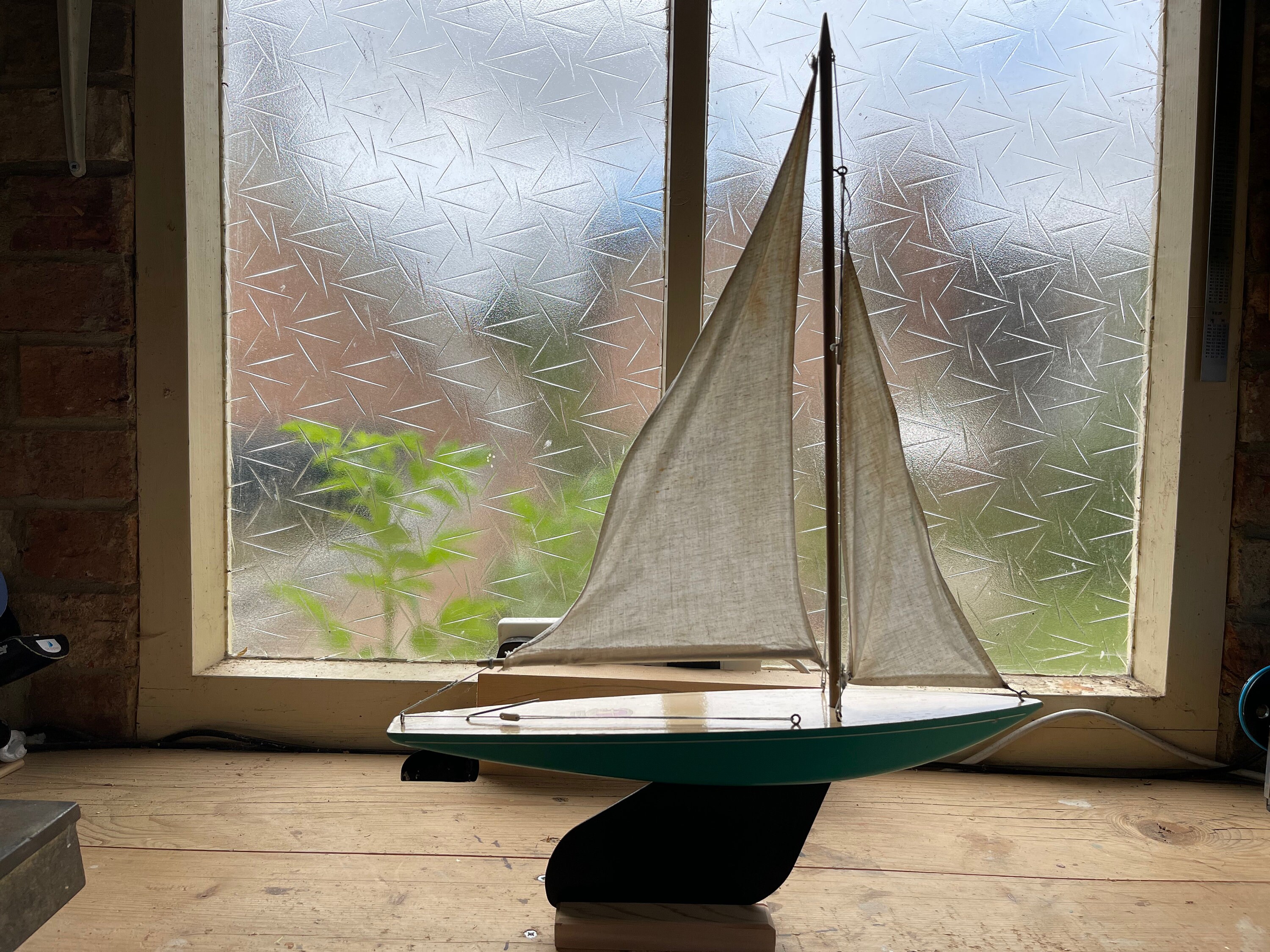 Bowman Aquaplane 17 Inch Pond Yacht/toy Sailing Boat With | Etsy UK