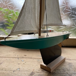 Bowman Aquaplane 17 Inch Pond Yacht/toy Sailing Boat With | Etsy UK