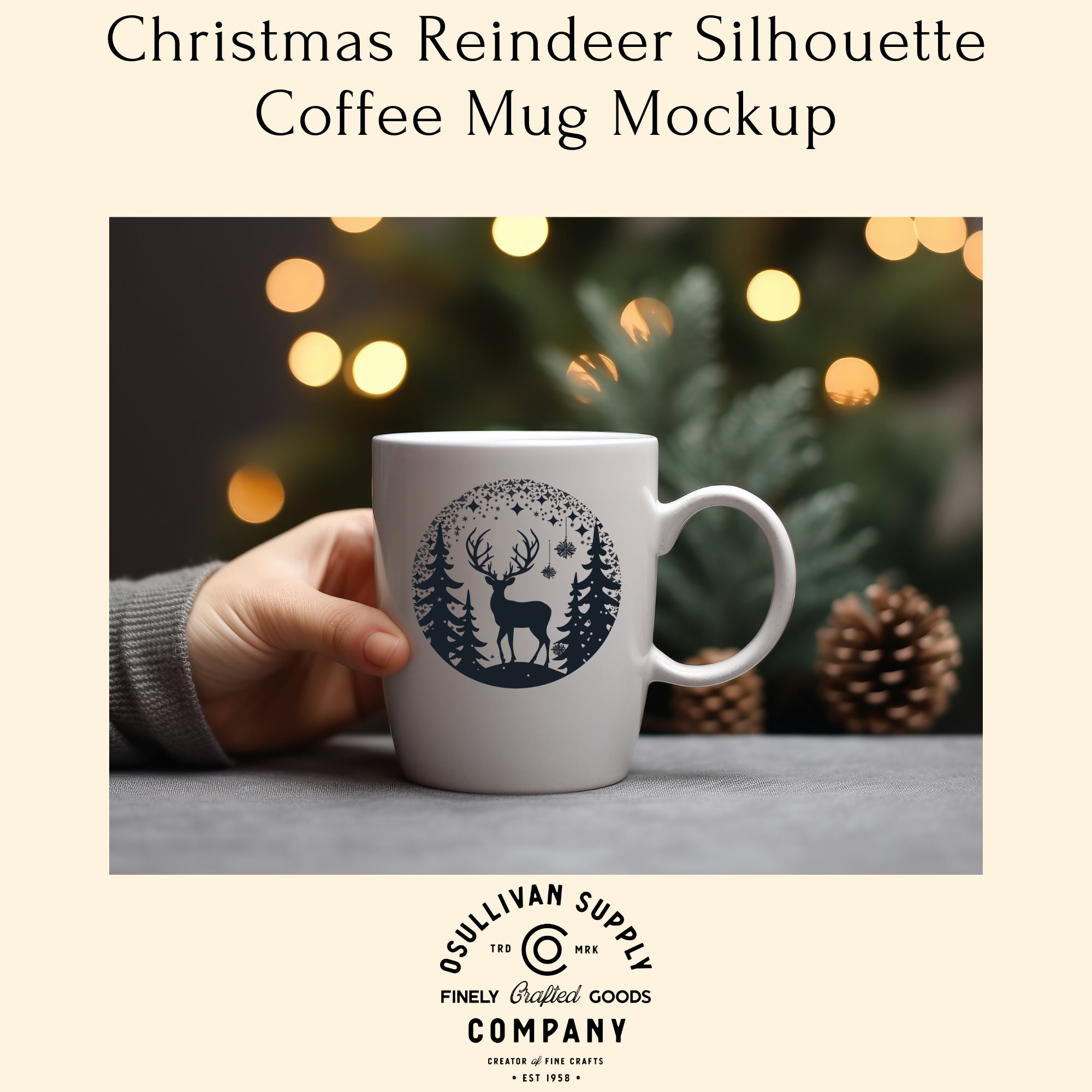 Christmas Reindeer Silhouettes Svgs Bundle Reindeer Svgs - Etsy