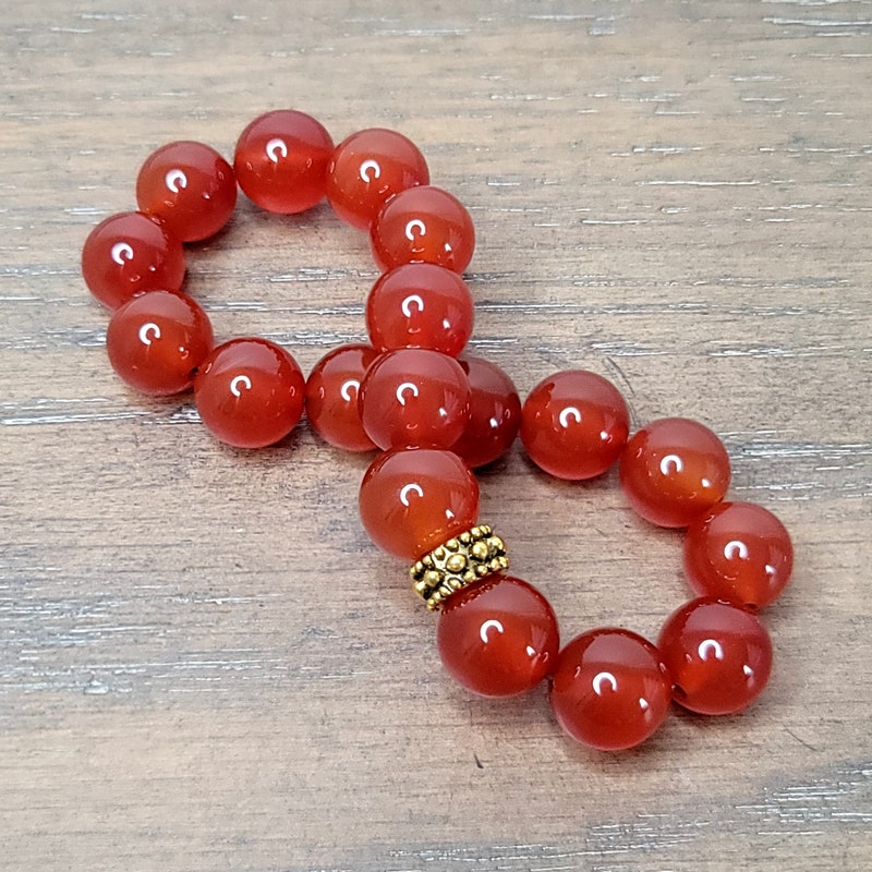 Carnelian Bracelet - Etsy