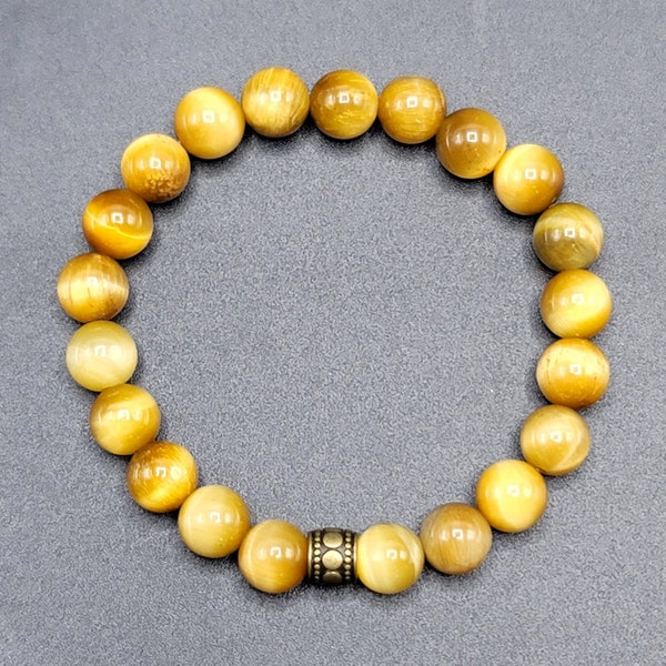Tiger Eye Bracelet - Etsy