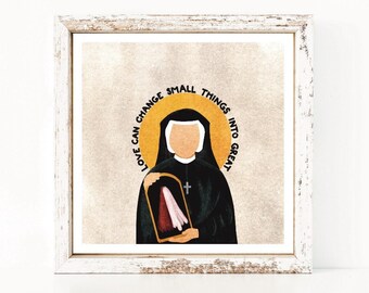 Saint Faustina Art - Etsy
