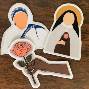 Catholic Sticker Set Choose Your Own Stickers Catholic Saint - Etsy