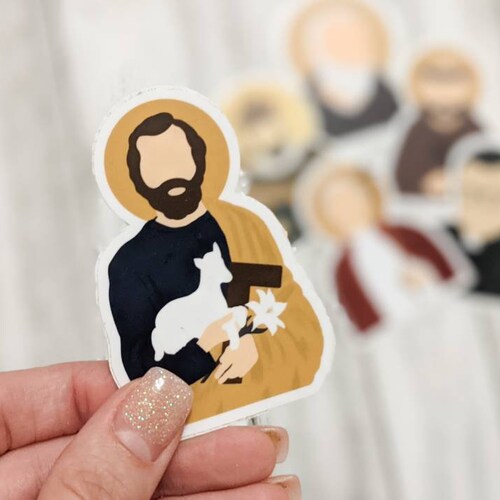 St. Joseph Sticker Catholic Saint Sticker | Etsy