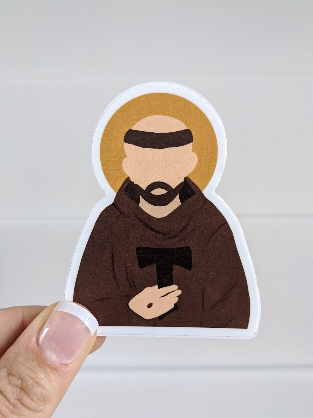 St. Francis of Assisi Sticker, Catholic Sticker, Saint - Etsy