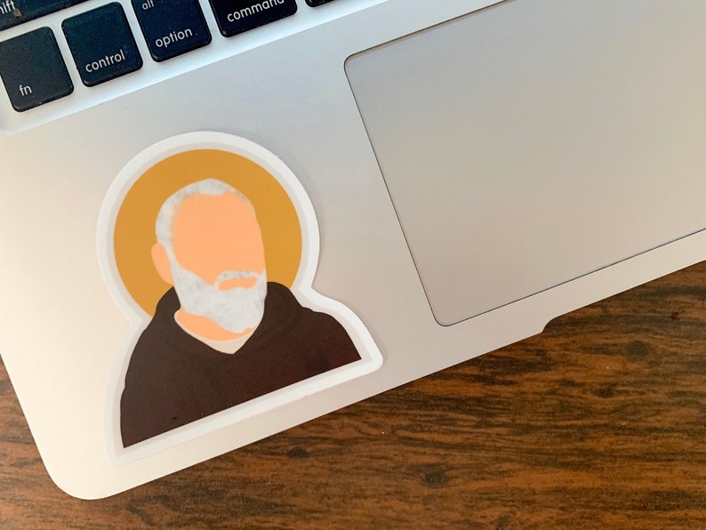 Padre Pio Sticker Catholic Saint Sticker St. Pío Pietrelcina - Etsy