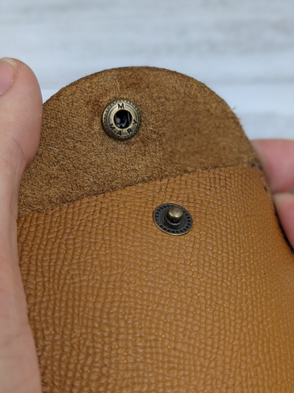 Brown Leather Handmade Rosary Case Hand Cut and Hand Sewn - Etsy