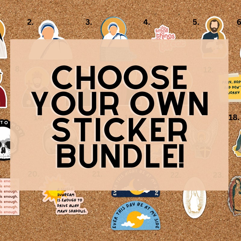 Catholic Stickers - Etsy