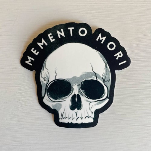 Memento Mori Sticker Remember Death Catholic Skull 3 - Etsy
