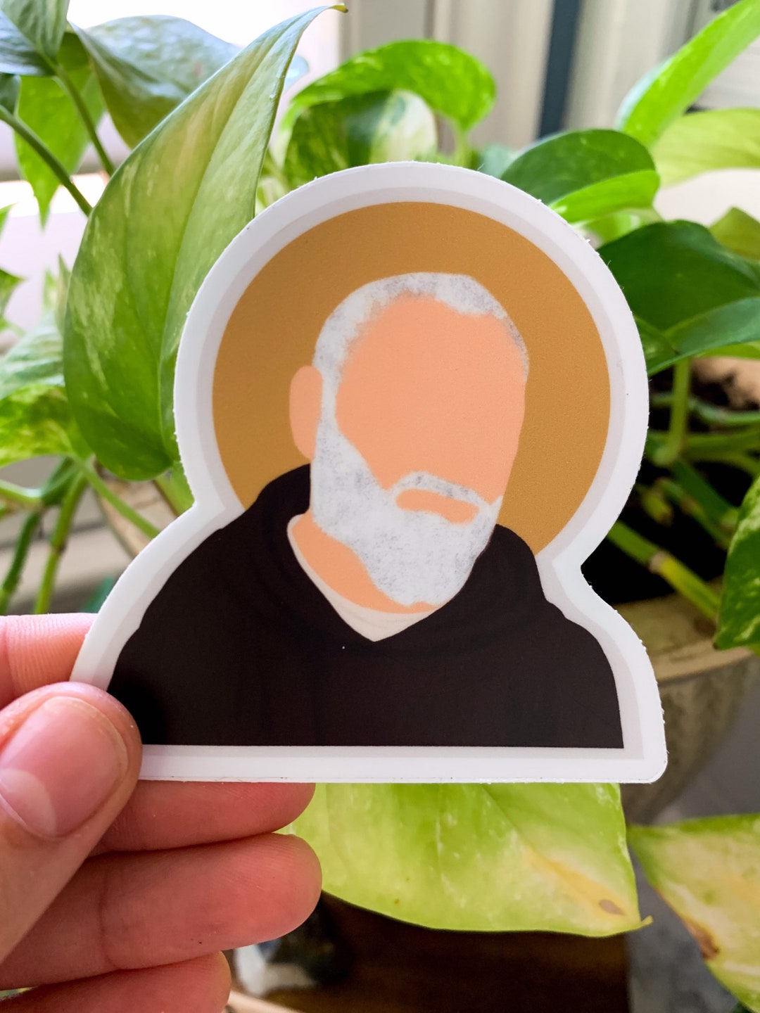 Padre Pio Sticker Catholic Saint Sticker St. Pío Pietrelcina - Etsy