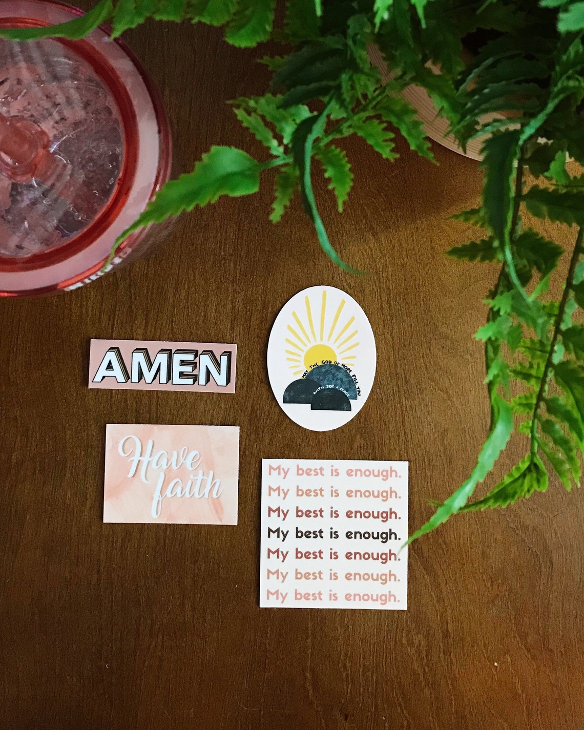 Encouraging Sticker Motivational Sticker My Best is Enough | Etsy