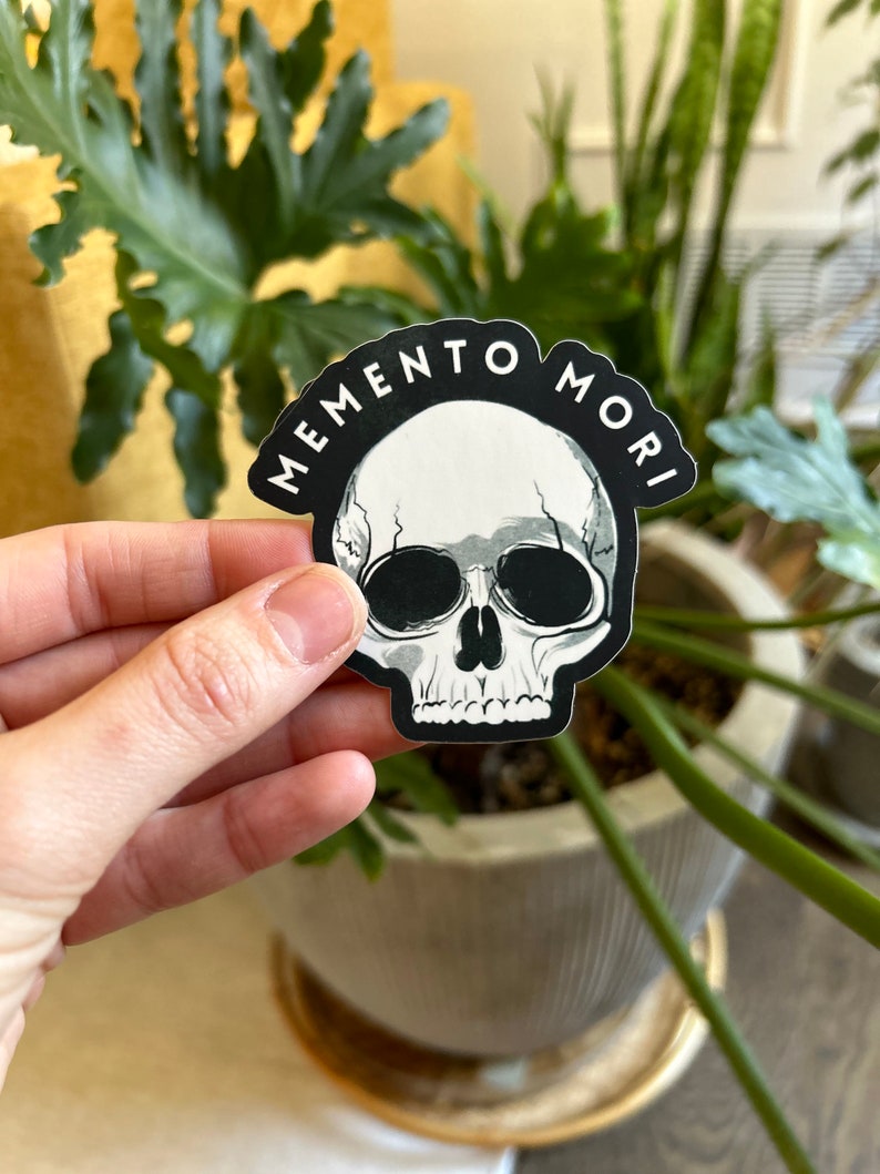 Memento Mori Sticker Remember Death Catholic Skull 3 - Etsy