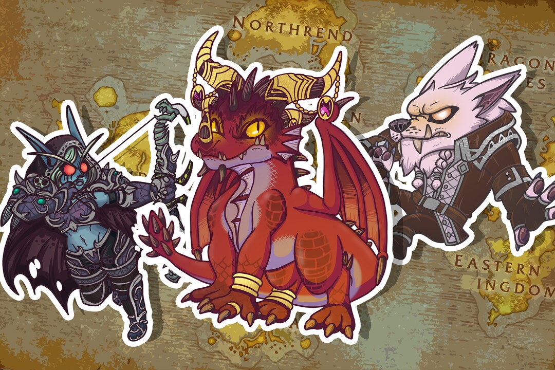 World of Warcraft Stickers - Etsy