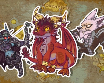 World of Warcraft Class Icon Decal Sticker 5 new Dracthyr Evoker - Etsy