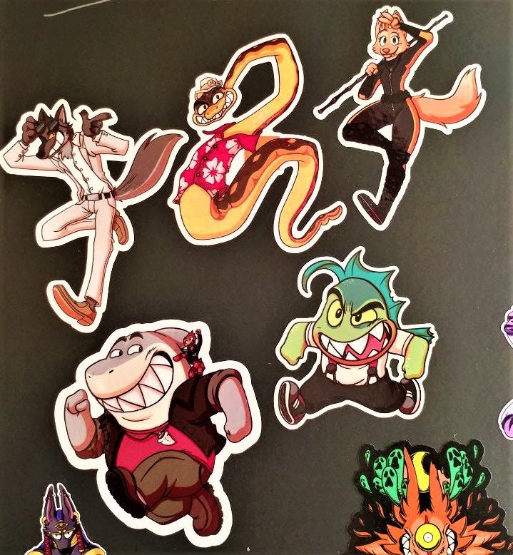 The Bad Guys Stickers - Etsy