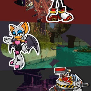 Sonic Adventure 2 Stickers - Etsy