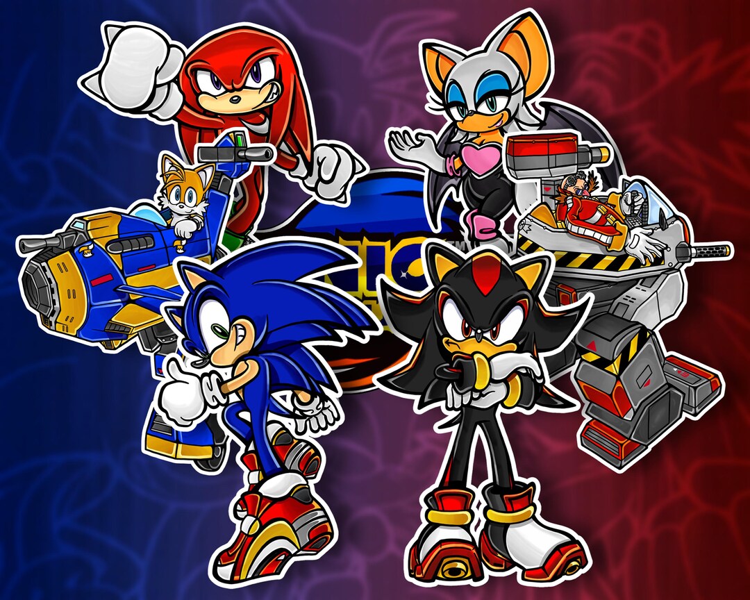 Sonic Adventure 2 Stickers - Etsy