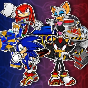 Sonic Adventure 2 Stickers - Etsy