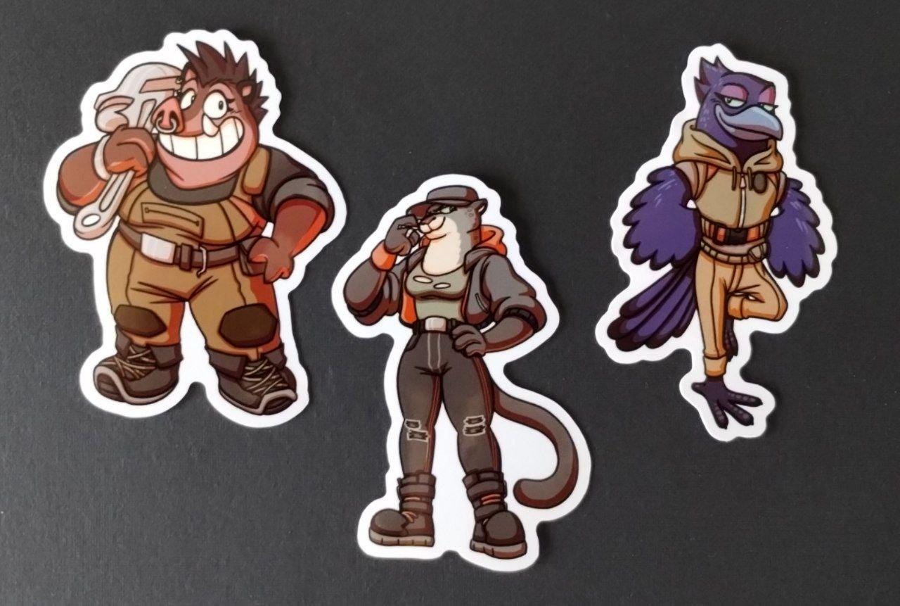 The Bad Guys 2 Stickers - Etsy