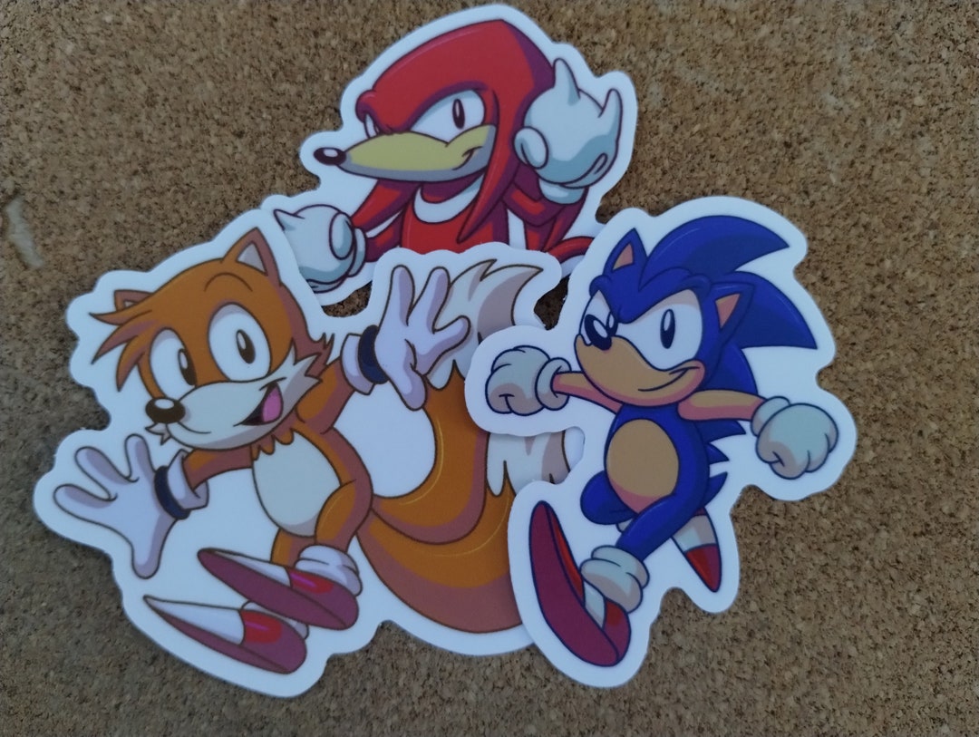 Sonic: the Hedgehog Stickers - Etsy
