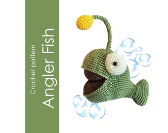 Crochet Angler Fish - Etsy