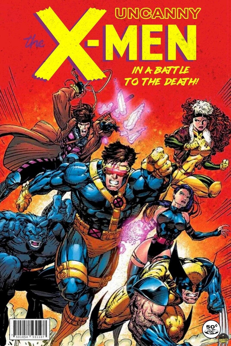 X-men Uncanny Poster 24x36 Cyclops Magneto Wolverine Nightcrawler ...