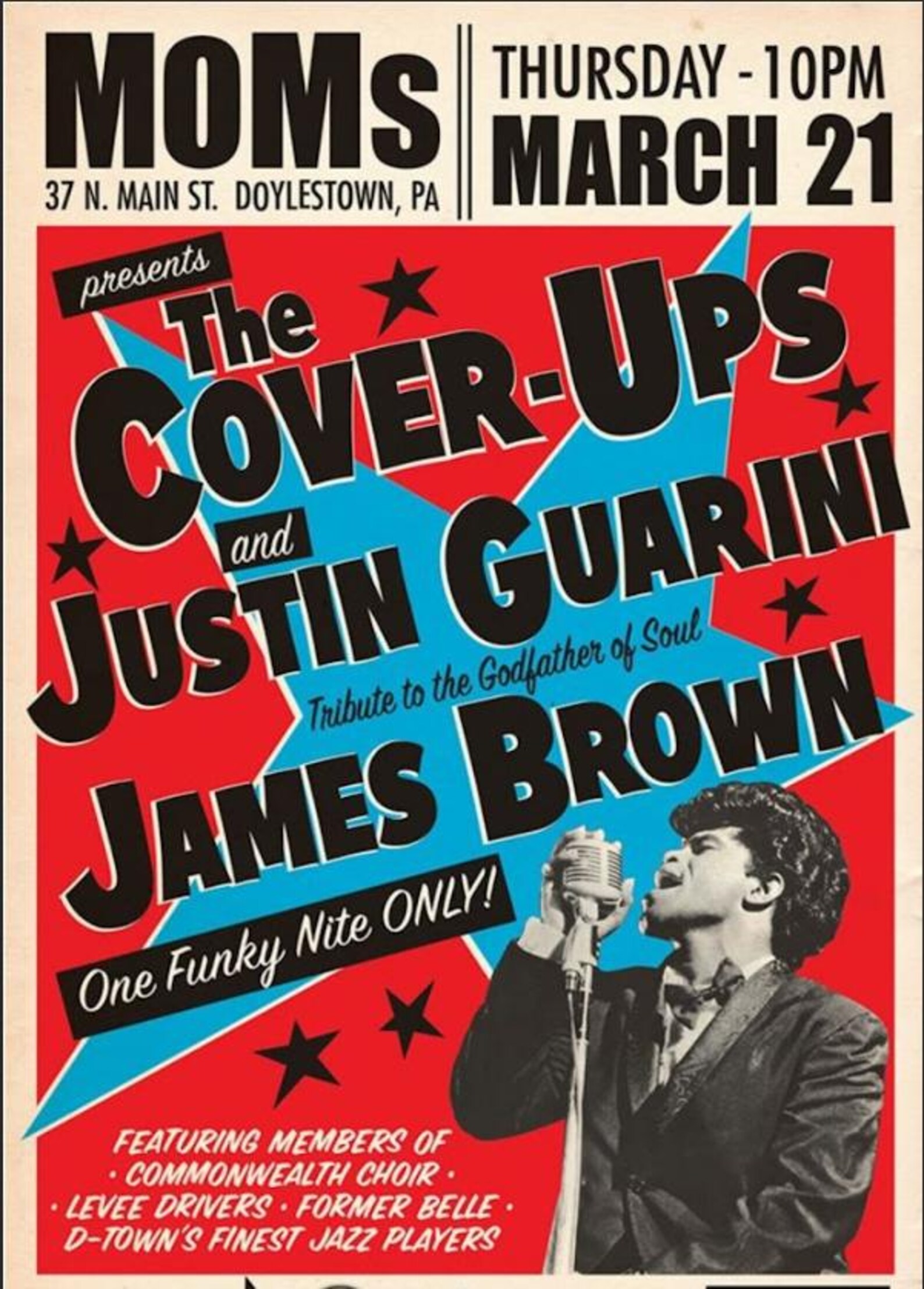 The Cover Ups & Justin Guarini Jazz Poster 24x36 Unique Performance ...