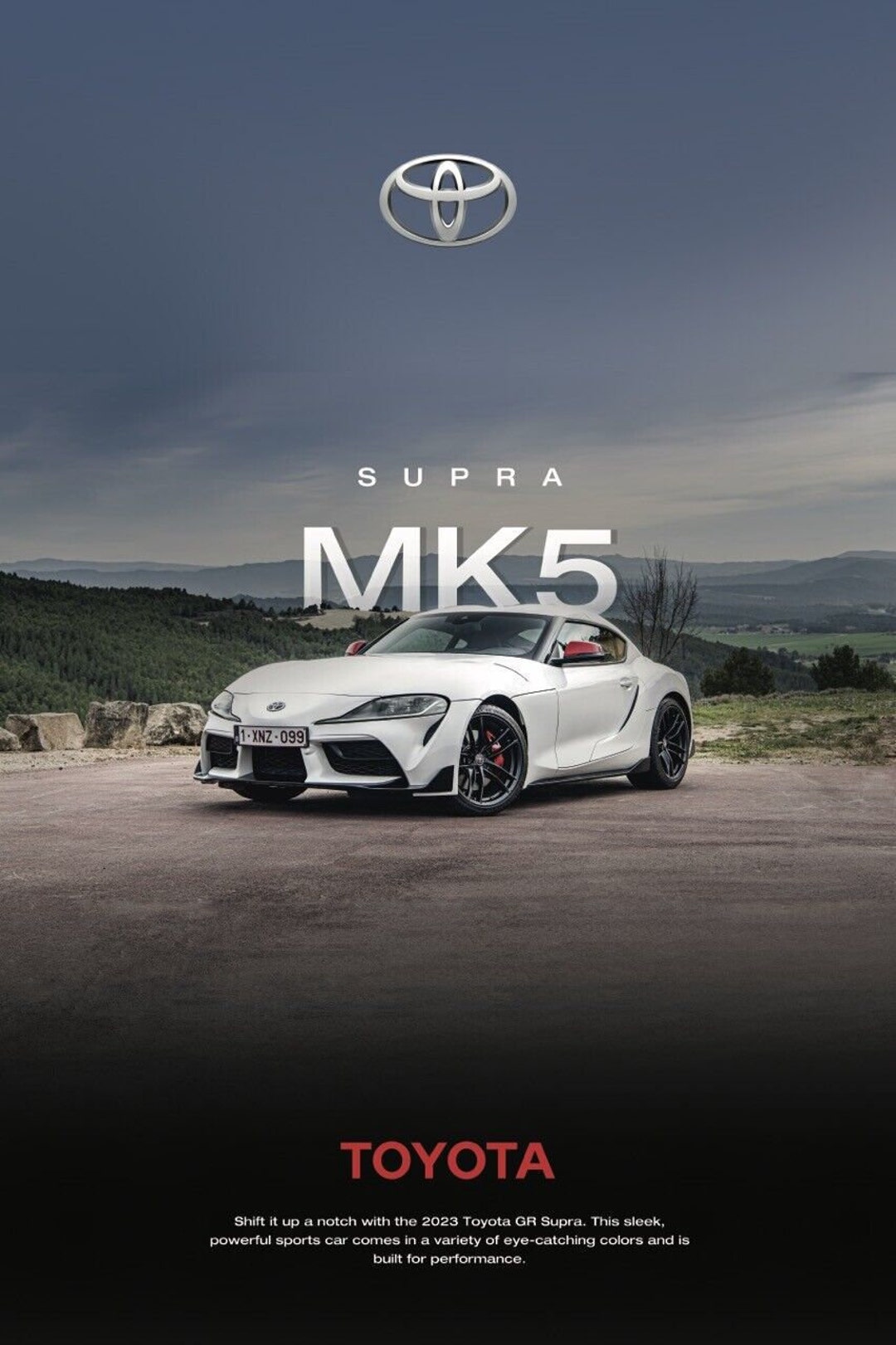 Toyota Supra Mk5 24X36 Poster Gr Tuner Man Cave Import Gt R Nismo 2jz ...