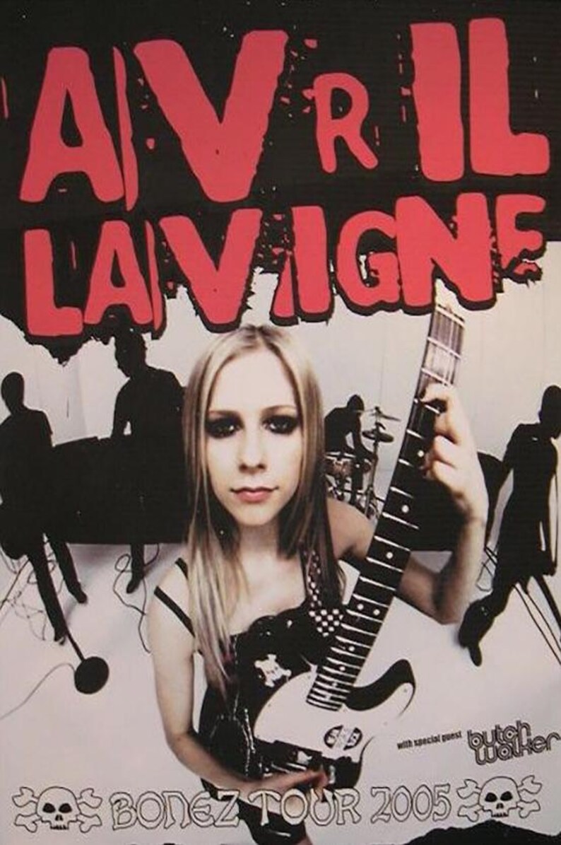 Avril Lavigne Poster 24x36 Pop Punk Star Music Icon Sk8er Boi Rock