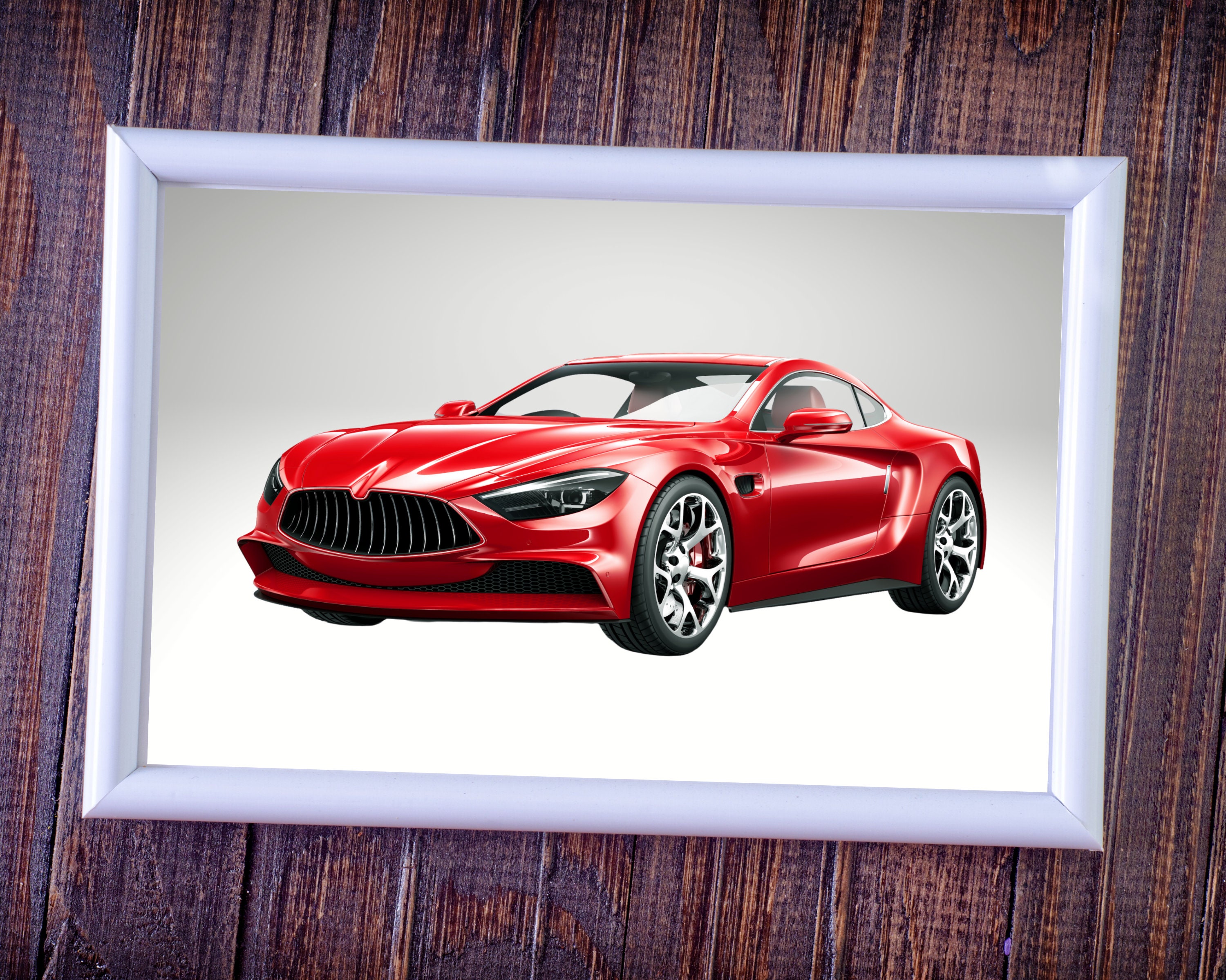 Cars Posters Sports Car Art Wall Poster Kids Bedroom Super Car | Etsy