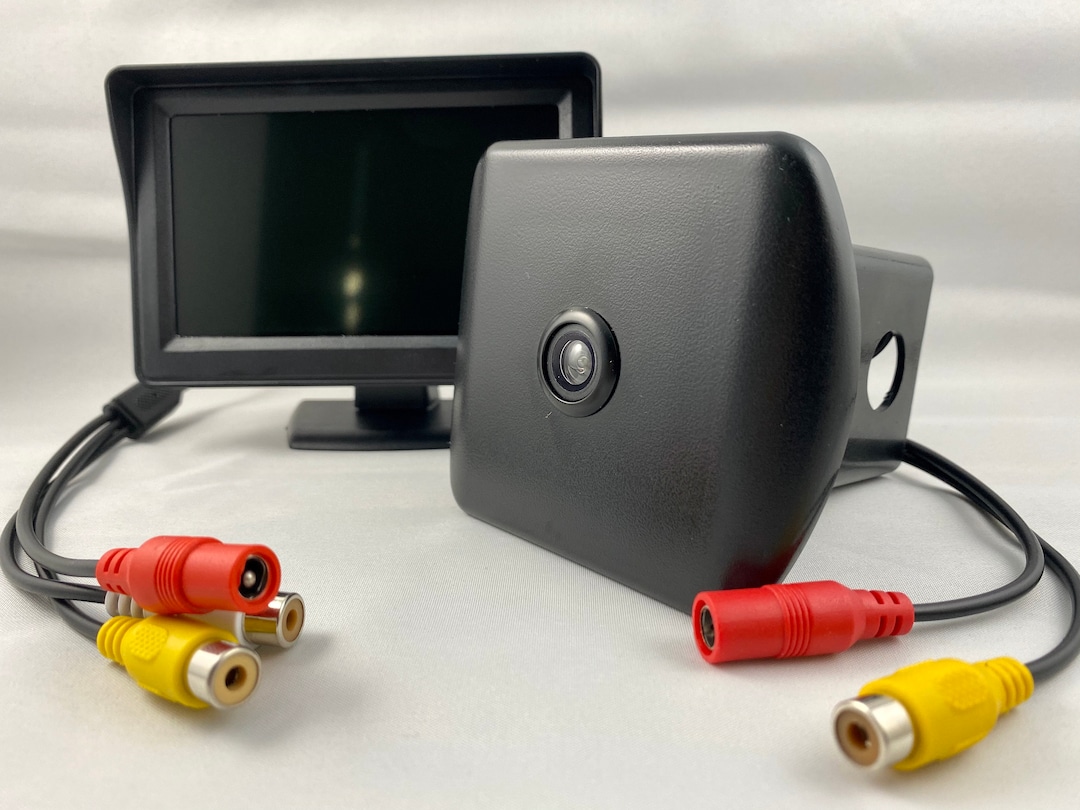 Hitch Backup Camera Black W/ 4.3" Monitor by Hitchvision - Etsy