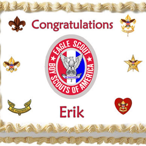 Eagle Scout Cake Topper - Etsy