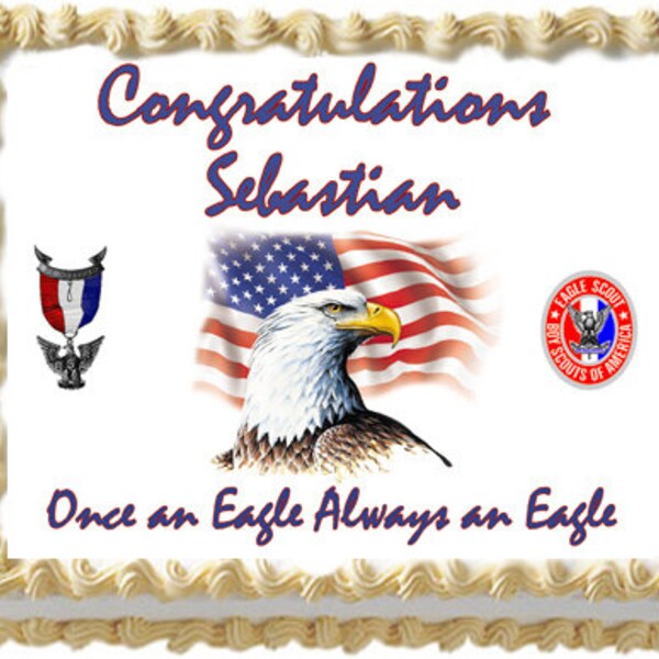 Eagle Scout Cake Topper - Etsy