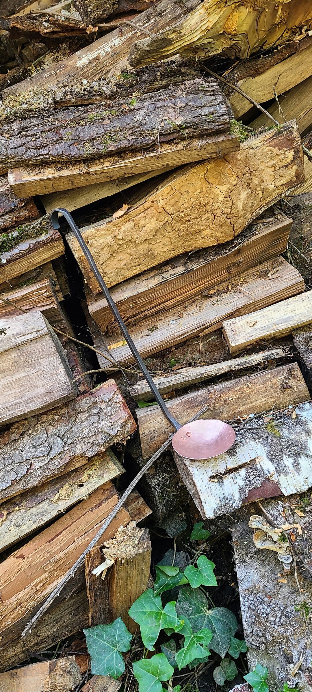 Forged Copper Ladle, Copper Cooking Ladle, Rustic Home, Homestead ...