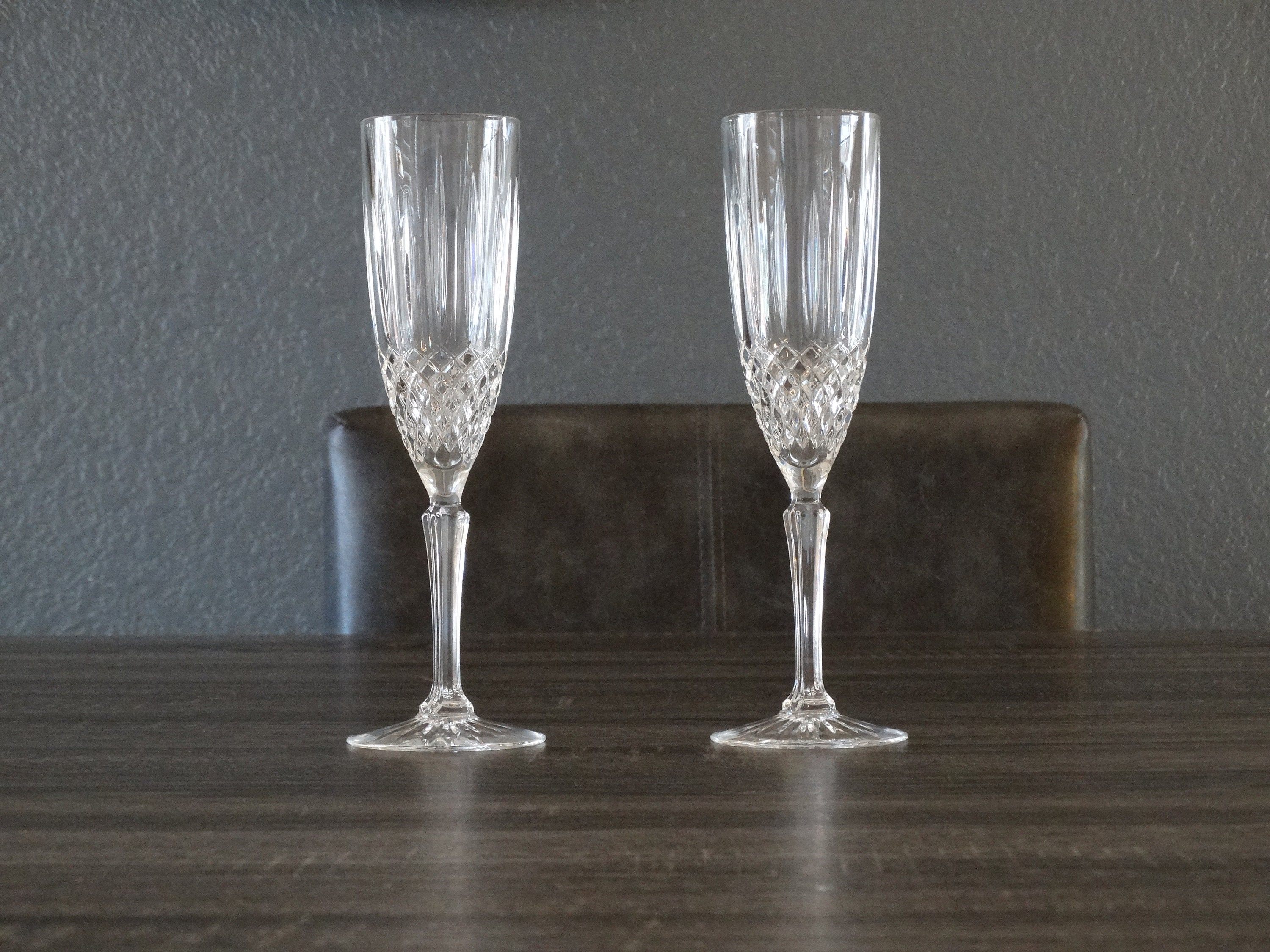 Constance Plain Champagne Flutes - Etsy